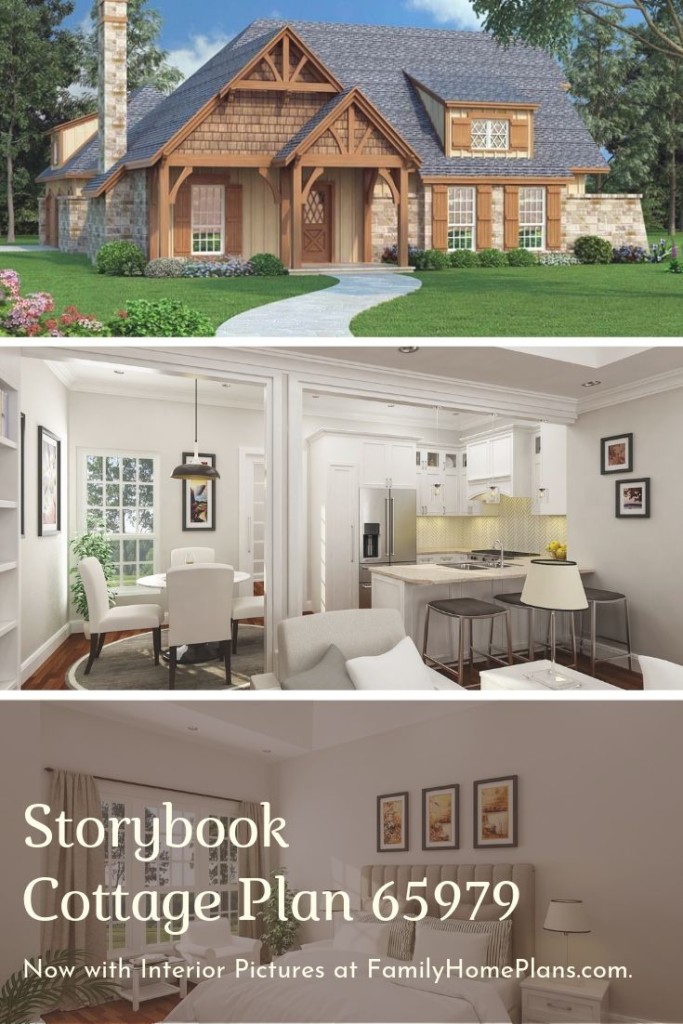 Charming Cottage Plan With Interior Design Pictures and Open Floor Plan ...