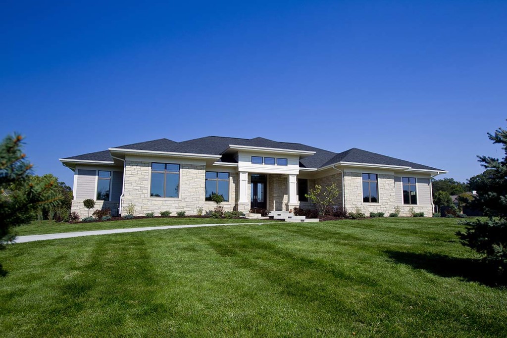 Modern Prairie Style House Plan With Photos From New Construction