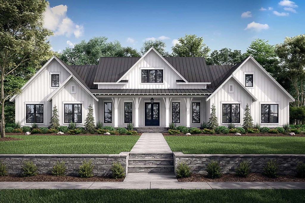 4 Bedroom Southern Style Home Plan