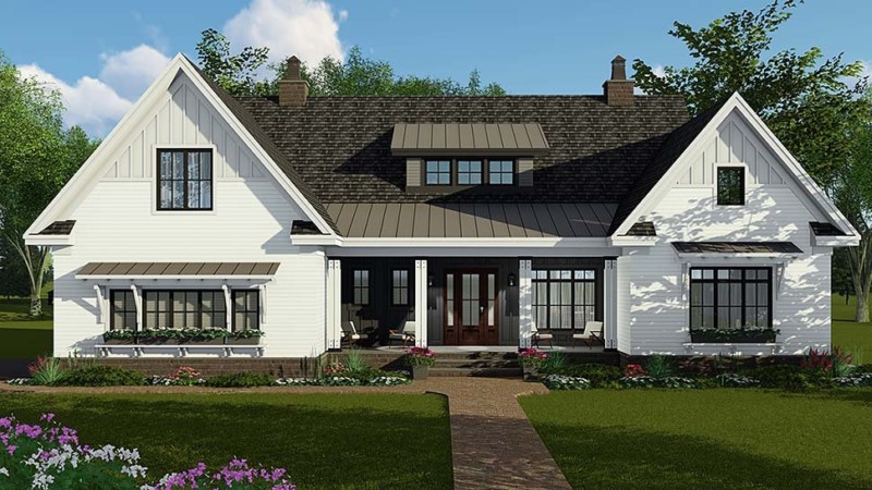 4 Bedroom Ranch Style House Plan