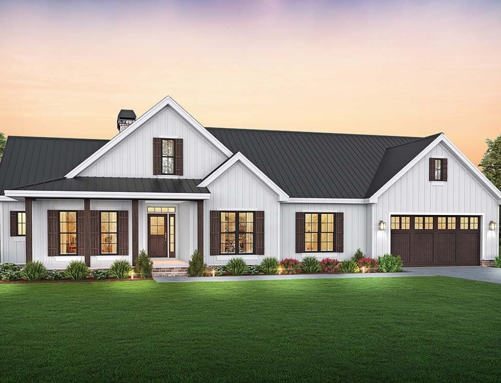 5 Bedroom Farmhouse Plan With Outdoor Living Space