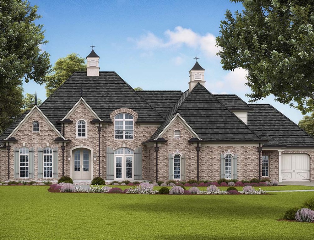 New European Luxury House Plan With 7500 Square Feet