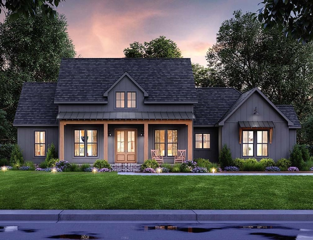 Elegant Southern Country House Plan - Southern Style Home