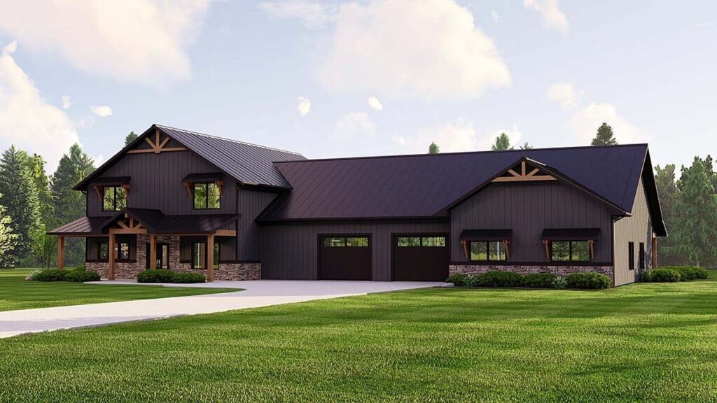Barndo Plan With In-Law Suite (Plan 41895)