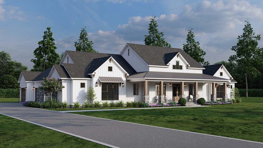 Balanced Modern Farmhouse Plan 82761: A Perfect Blend of Charm, Comfort ...